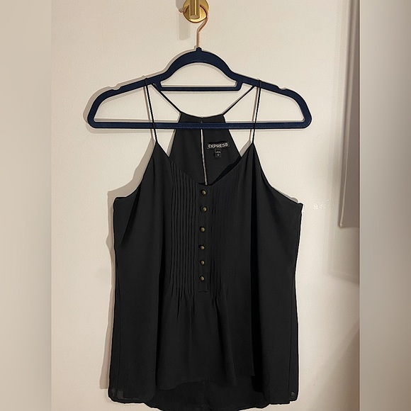 Express | Tops | Express Womens Barcelona Cami With Brass Buttons Size ...